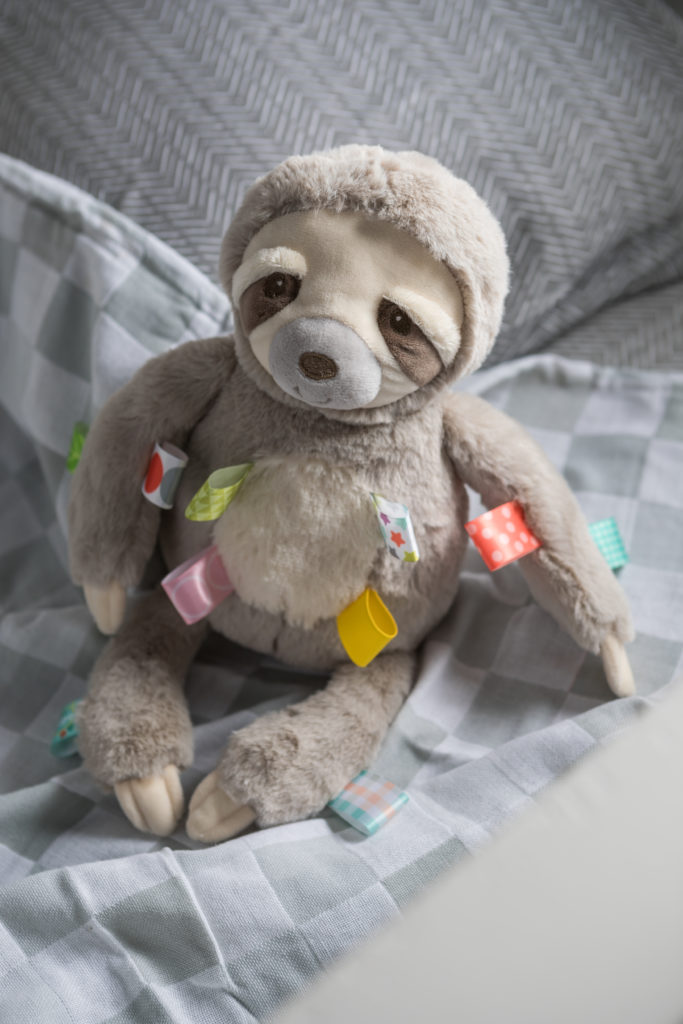 Taggies Molasses Sloth Soft Toy – 12" - Mary Meyer Stuffed Toys