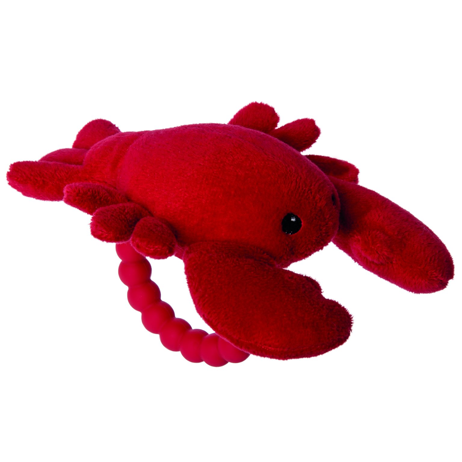 Lobbie Lobster Teether Rattle – 6" - Mary Meyer Stuffed Toys
