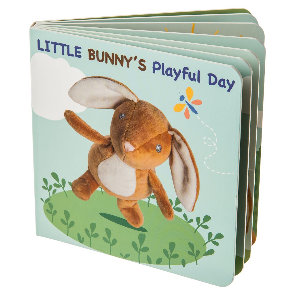 Leika Little Bunny Board Book – 6" - Mary Meyer Stuffed Toys