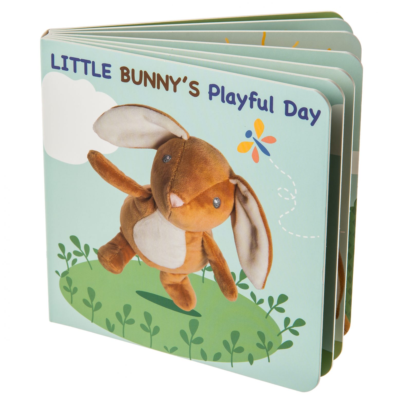 Leika Little Bunny Board Book – 6" - Mary Meyer Stuffed Toys
