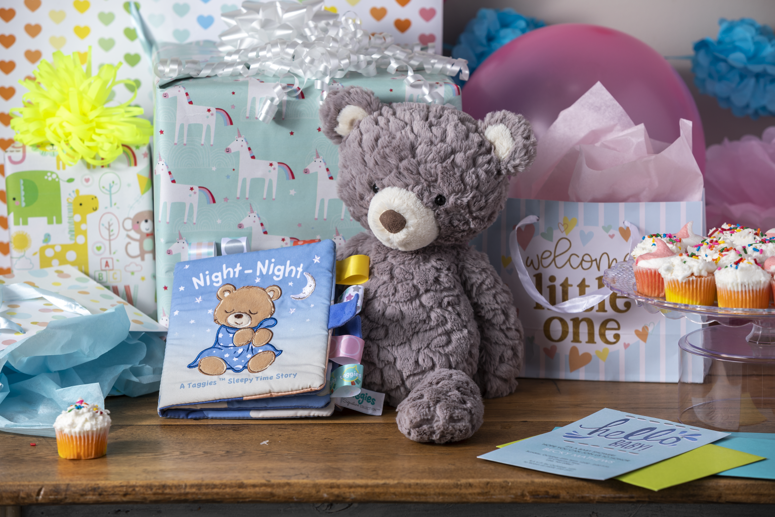 Taggies Starry Night Teddy Soft Book – 6x6" - Mary Meyer Stuffed Toys