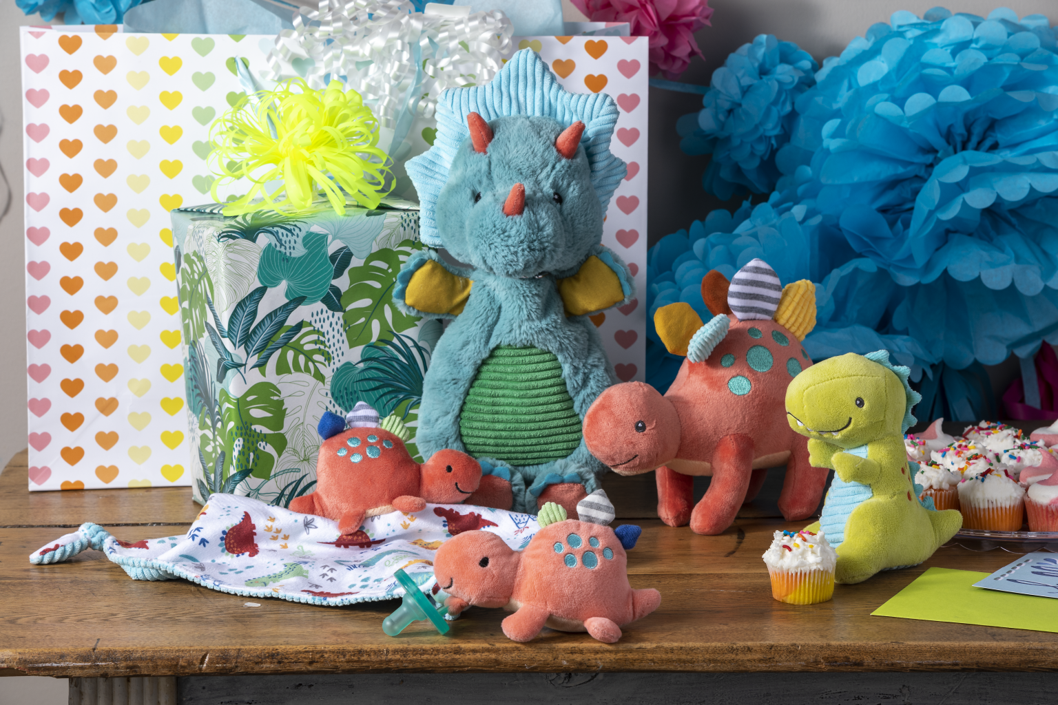 Pebblesaurus Lovey - Mary Meyer Stuffed Toys