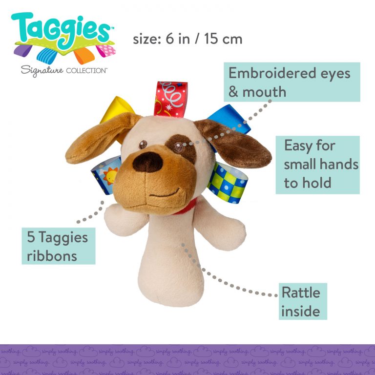 Taggies Buddy Dog Soft Book – 6x6" · Mary Meyer Stuffed Toys