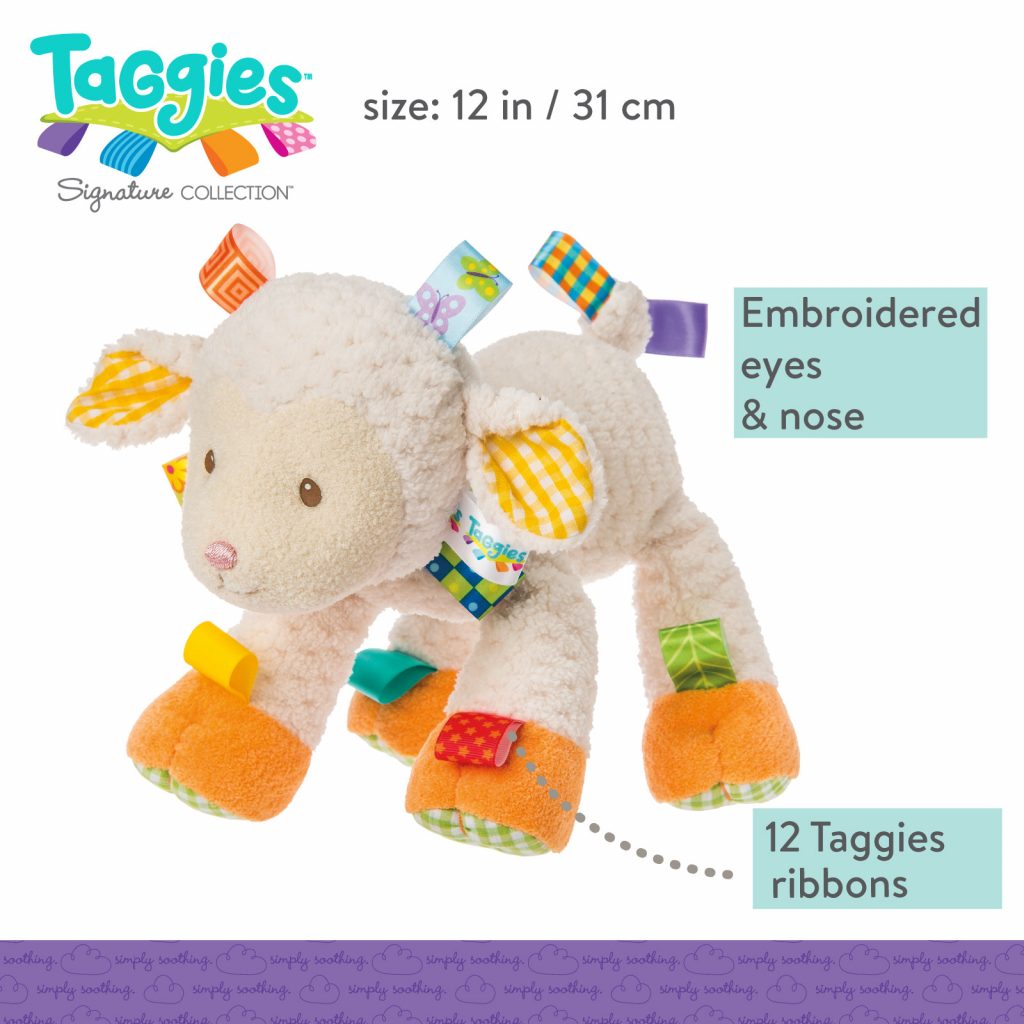 Taggies Sherbet Lamb – 12" - Mary Meyer Stuffed Toys