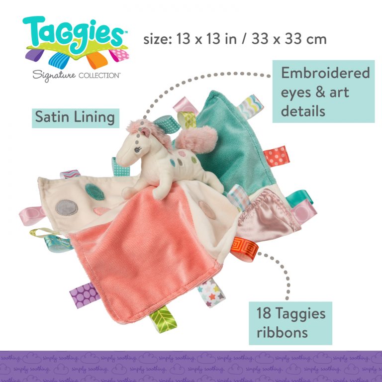 Taggies Starry Night Teddy Soft Book – 6×6″ – Mary Meyer Stuffed Toys