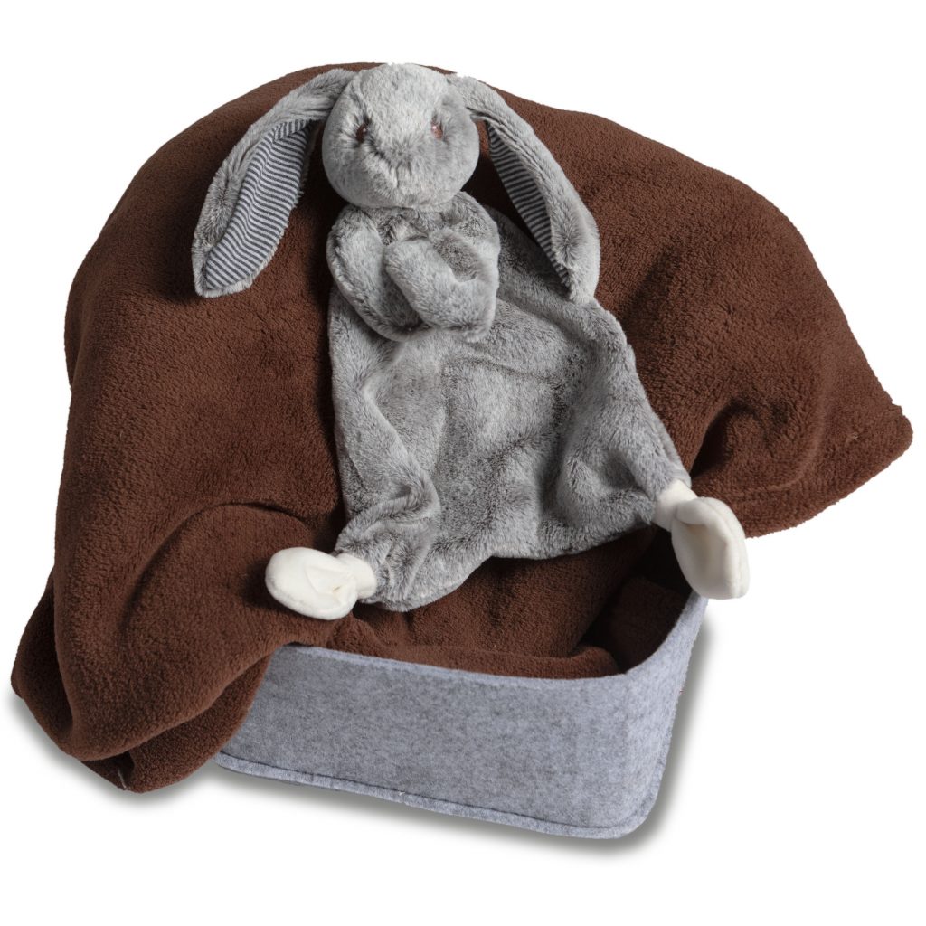 Silky Bunny Lovey - Grey - Mary Meyer Stuffed Toys