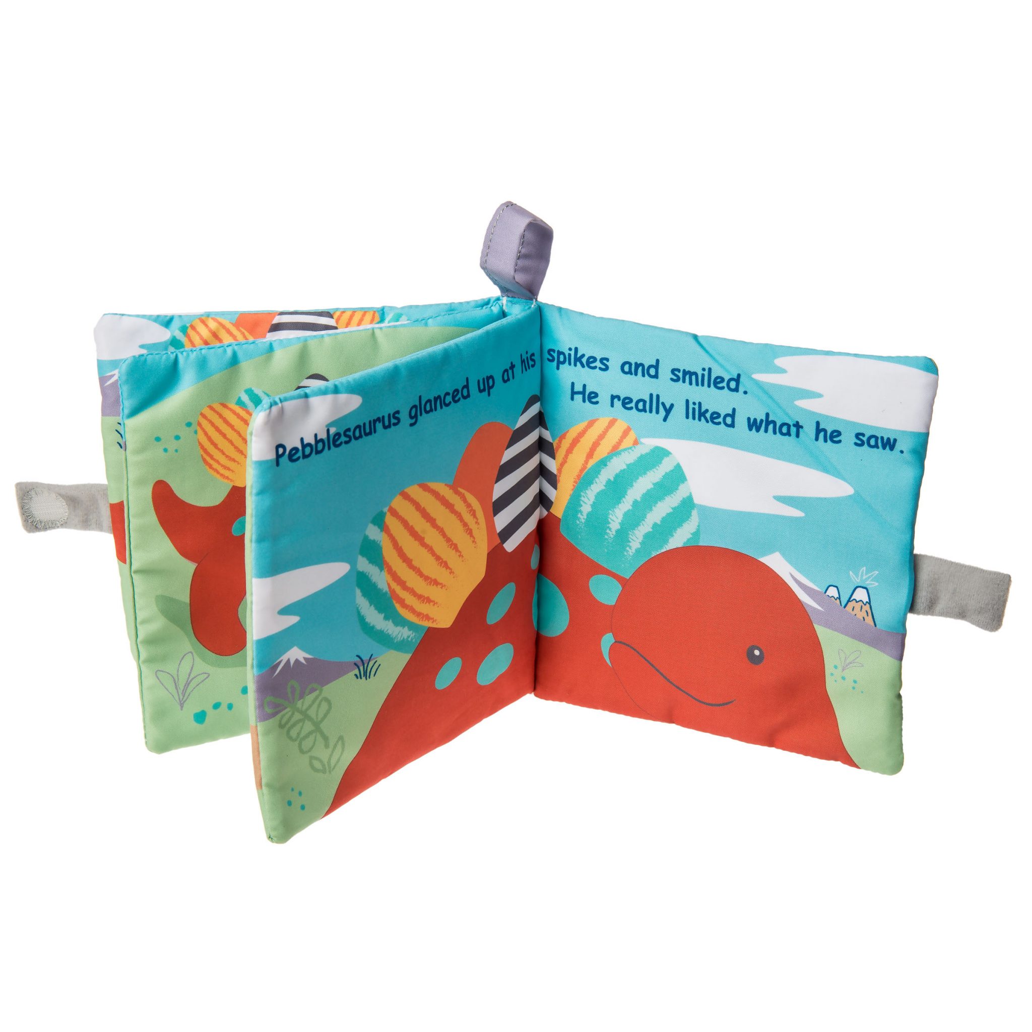 Pebblesaurus Soft Book – 6×6″ - Mary Meyer Stuffed Toys