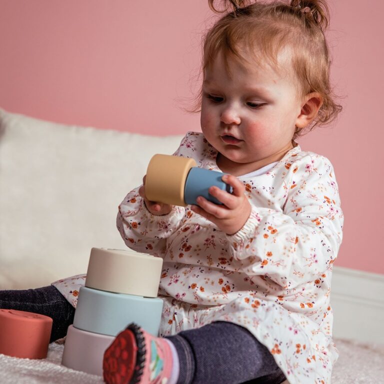 Simply Silicone Stacking Cups - Mary Meyer Stuffed Toys