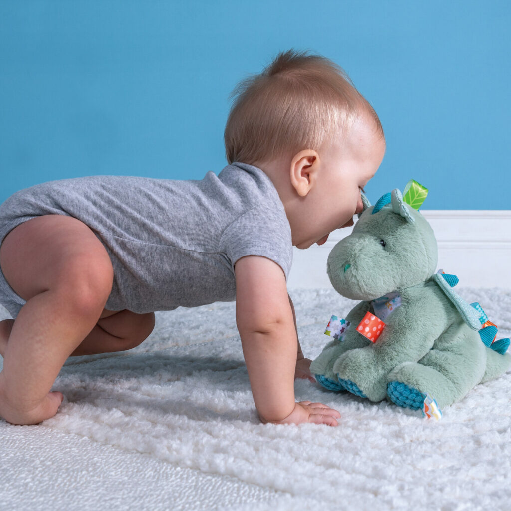 Taggies Drax Dragon Soft Toy - 11" - Mary Meyer Stuffed Toys