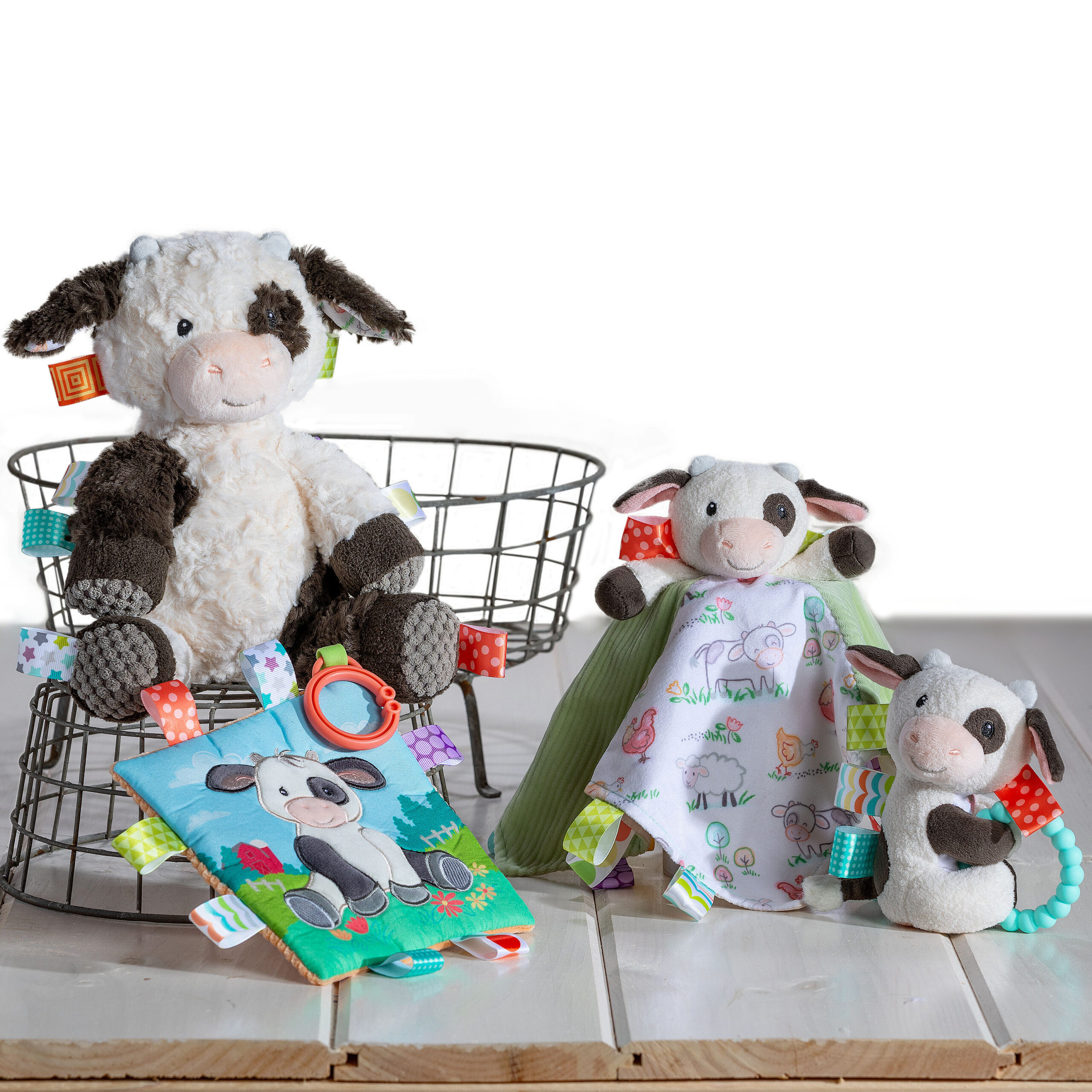 Taggies Buttercup Cow Baby Mat - 31x23" - Mary Meyer Stuffed Toys
