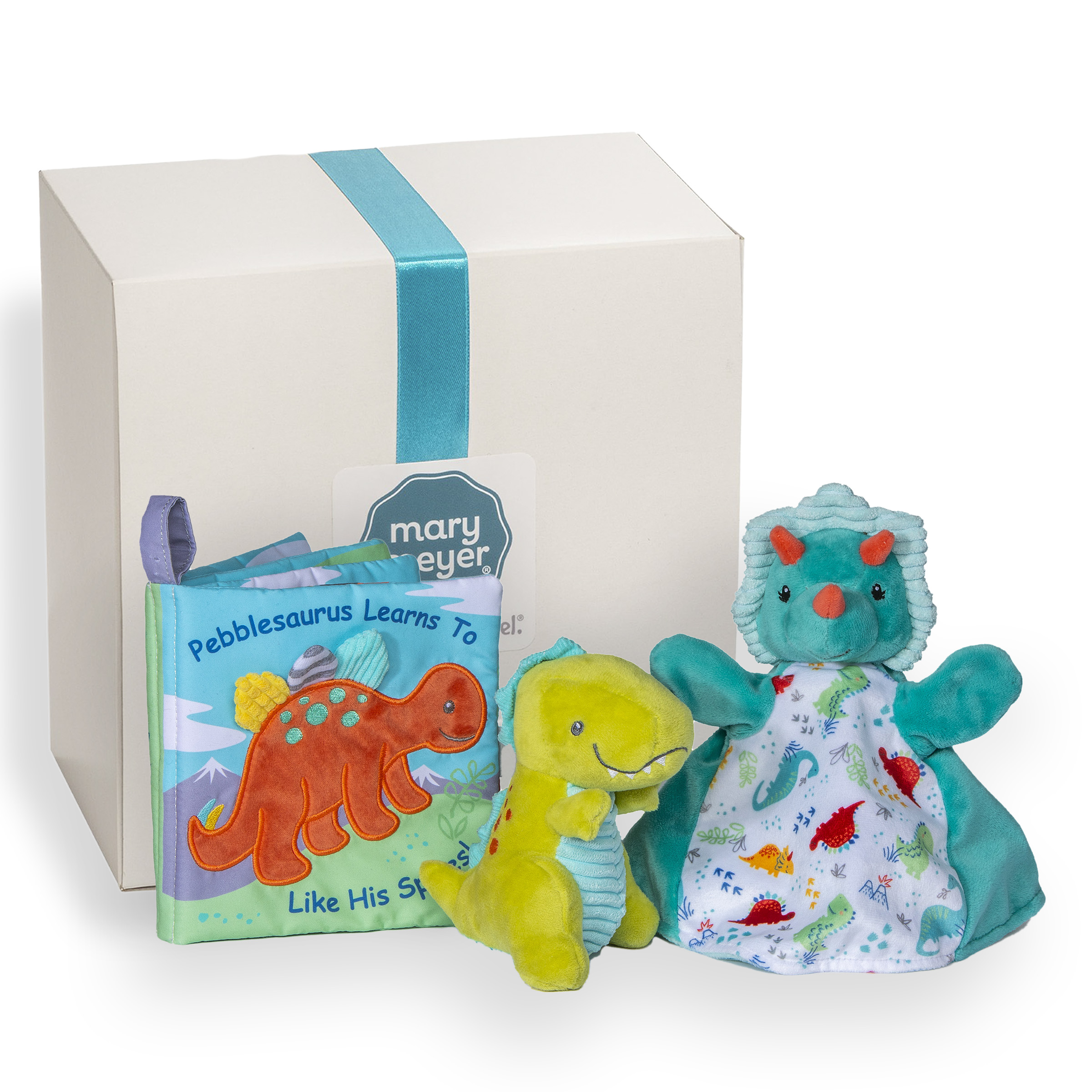 Pebblesaurus Puppet Gift Set - Mary Meyer Stuffed Toys